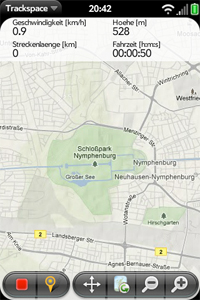 Trackspace ist jetzt auch mit dem Palm Pré kompatibel › pocketnavigation.de | Navigation | GPS ...
