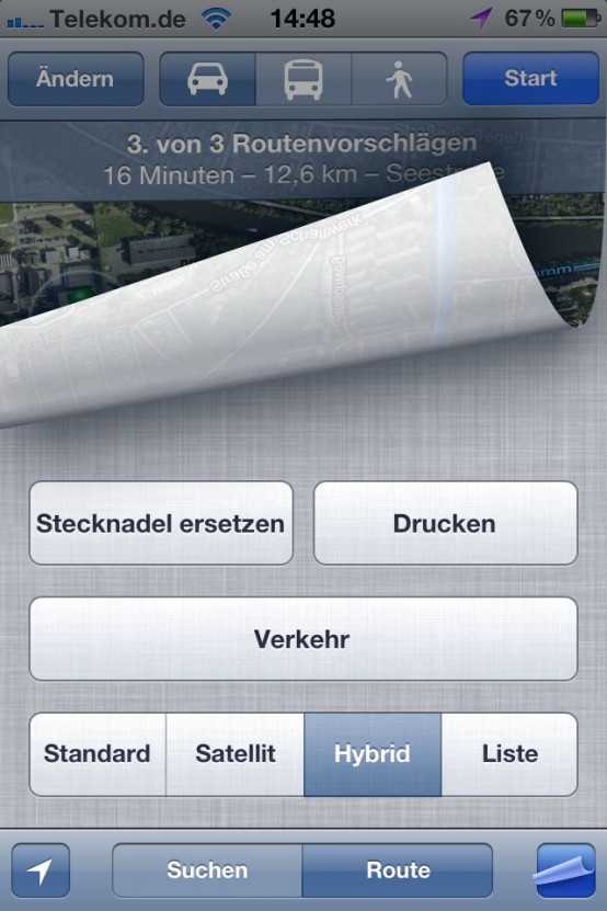 Apples iOS 6 Karten-App im Test › pocketnavigation.de | Navigation ...