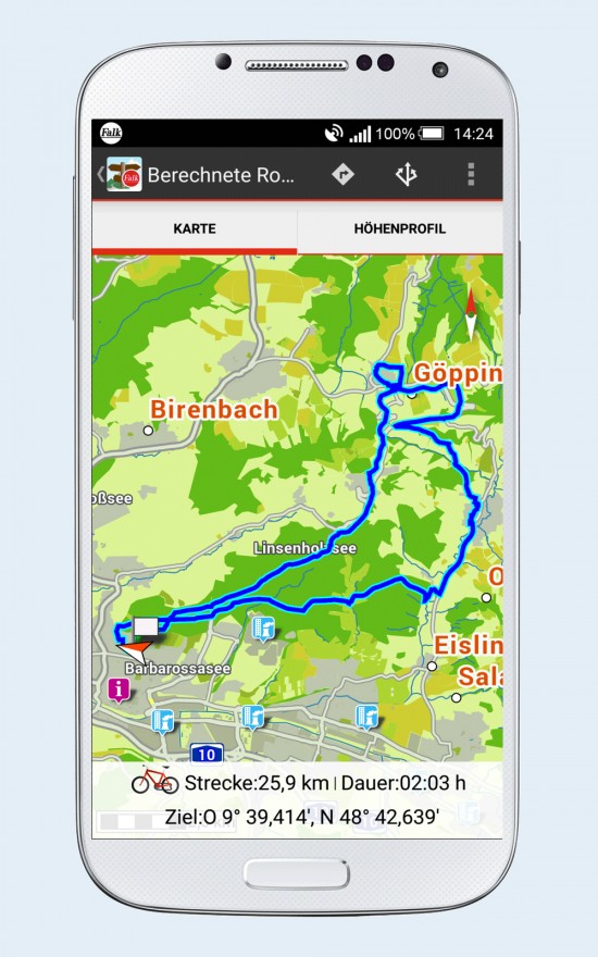 Falk Outdoor-Navigation jetzt auch auf dem Smartphone ...