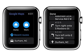 Google Maps Navigation auf der Apple Watch › pocketnavigation.de ...