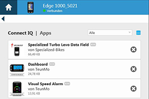 Garmin Edge Modelle werden Connect IQ Store kompatibel ...