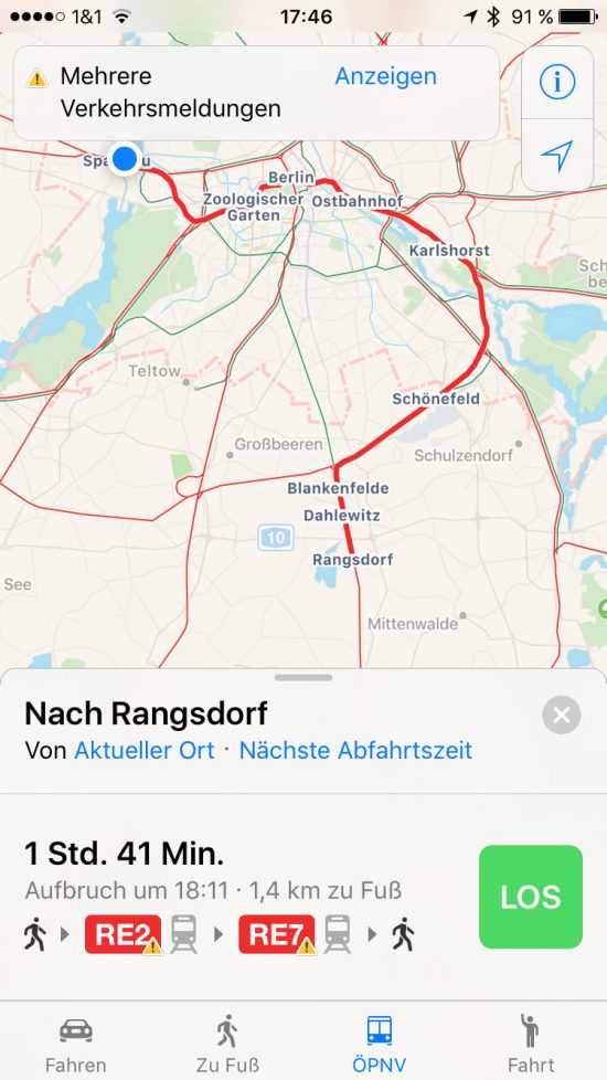 Apple Karten App für iOS 10: Die neuen Funktionen › pocketnavigation.de ...