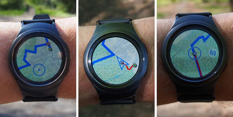 Test der Locus Map App für Outdoor-Navigation auf Samsung-Smartwatches ...