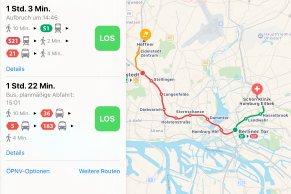 Apple Maps Update mit Nahverkehr-Infos für Deutschland ...
