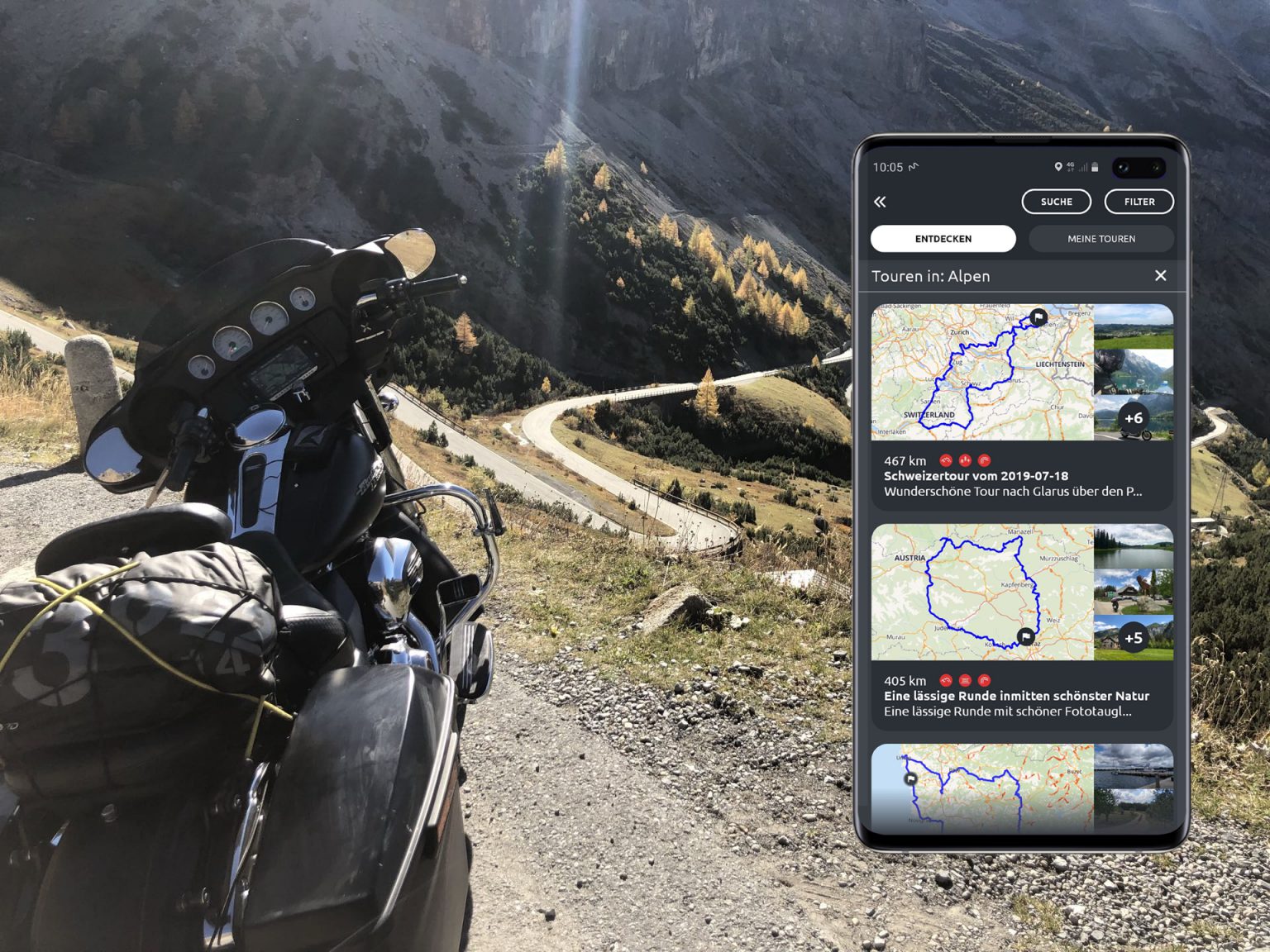 Calimoto Motorrad-Navigation: Offline-Karten für iOS › pocketnavigation ...