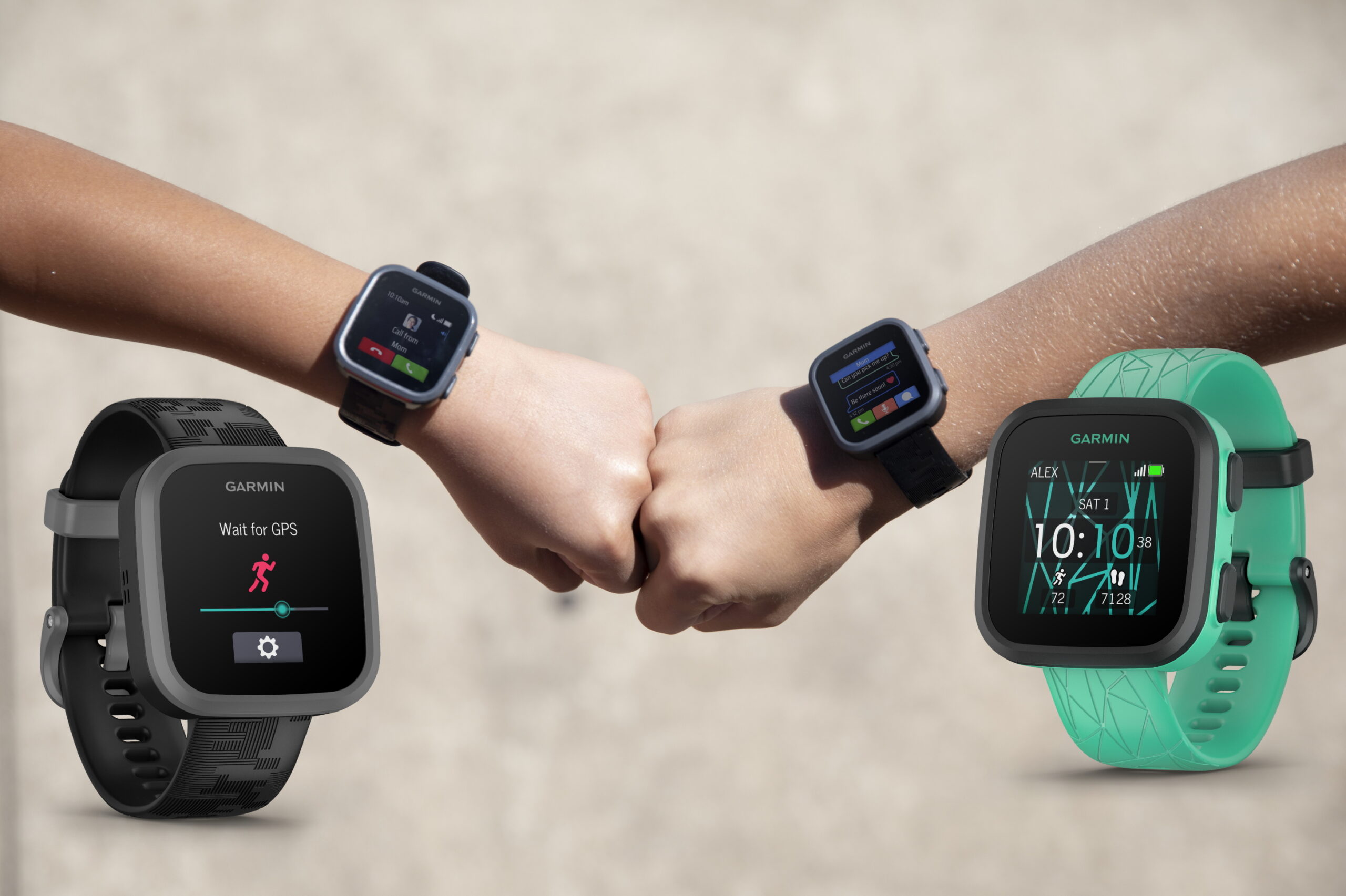 Kinder-Smartwatch Garmin Bounce mit GPS und LTE für Notrufe ...